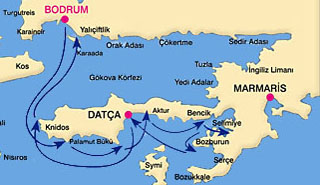 Blue Voyages Bodrum Gulet boat cabin charters